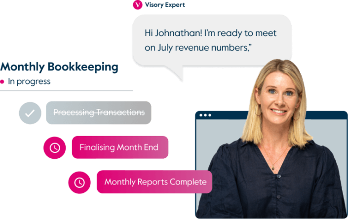 Online Bookkeeping Service in Australia and New Zealand | Visory